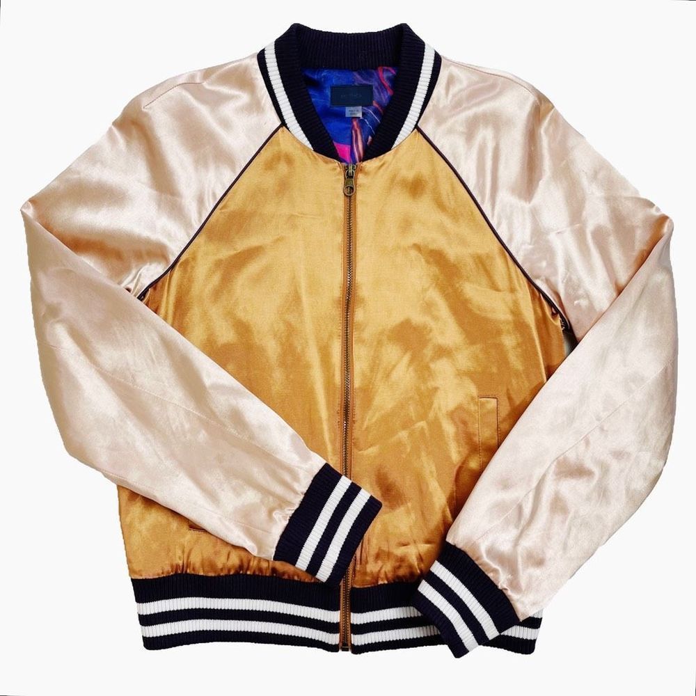 Mother The Letterman Zip Bomber Jacket Two Sides Of T… - Gem
